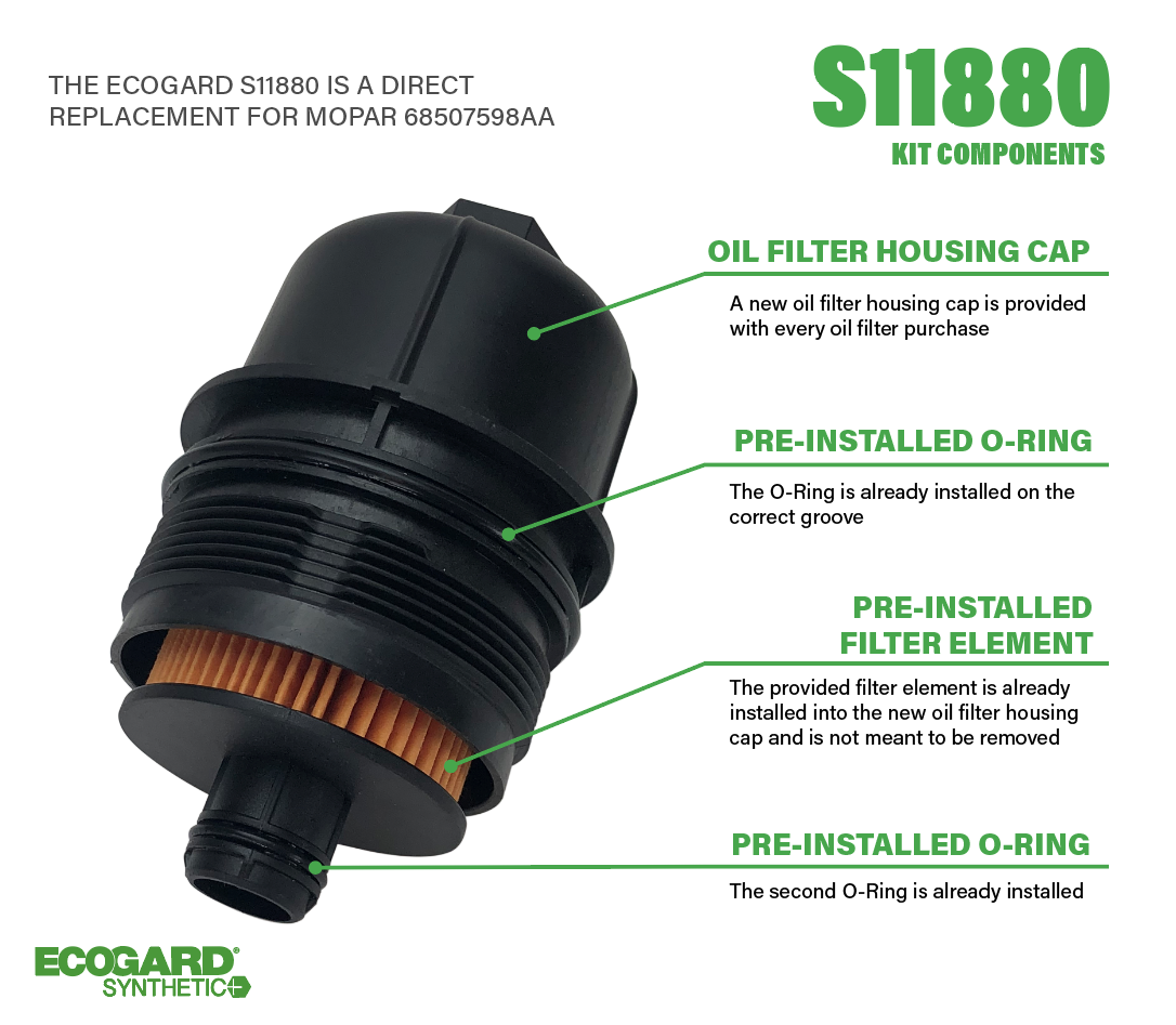 Mopar 68507598AA Oil Filter: Expensive but Unique Design